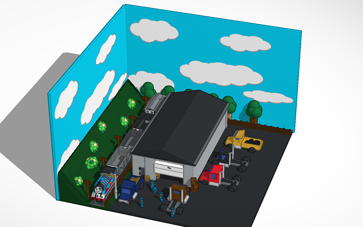 3D design Thomas Scene - Tinkercad