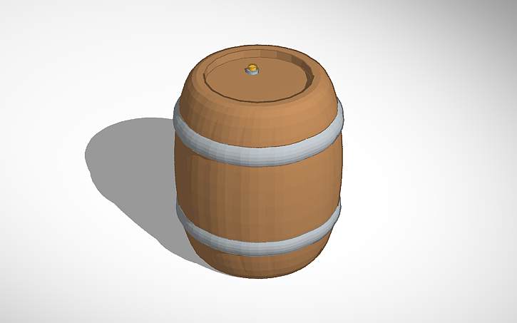 3D design Barrel - Tinkercad