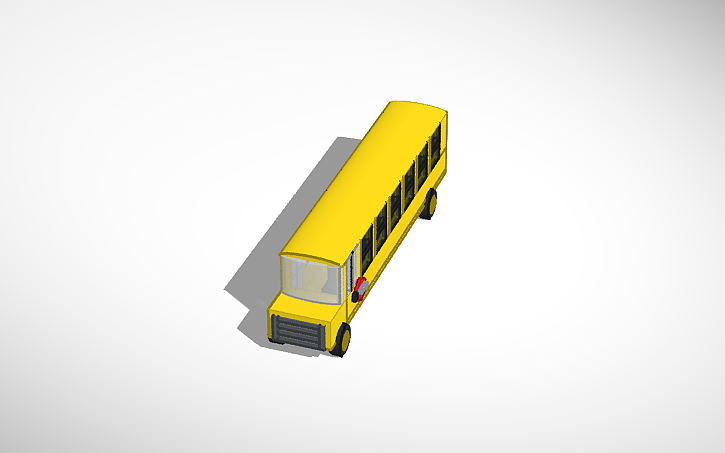 3D design bus tinkertogether - Tinkercad