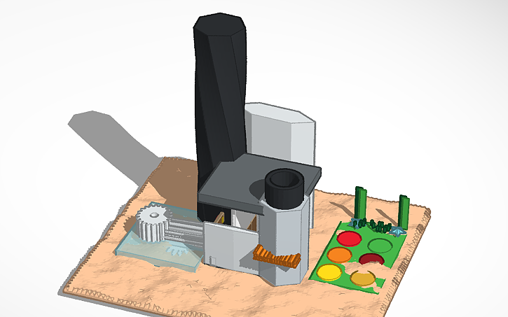 3D design Mars Base - Tinkercad