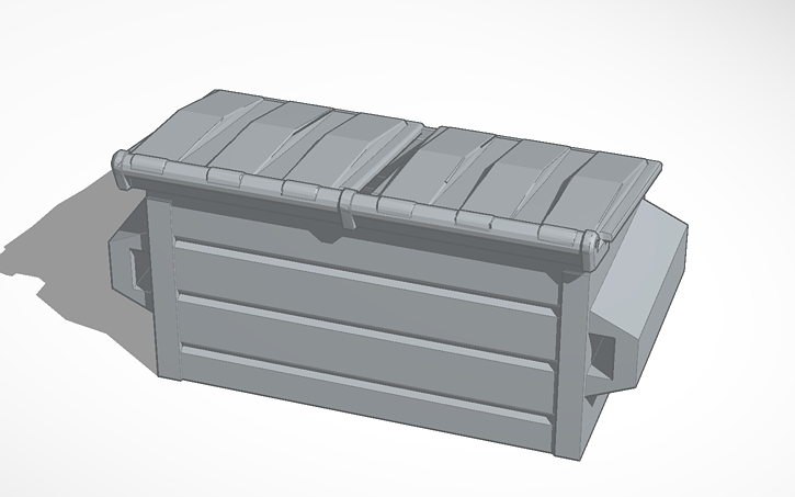 3D design Modern Dumpsters - Tinkercad