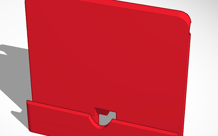 3D design IPad holder - Tinkercad