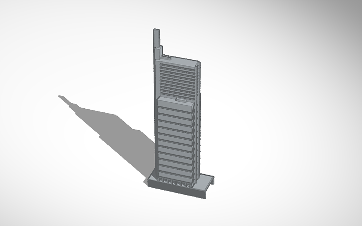 3D design Comcast Innovation & Technology Center - Tinkercad