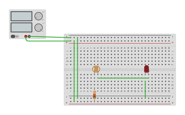 Circuit Design Automatic Street Light Tinkercad