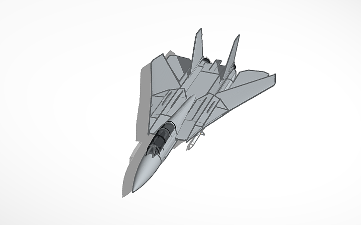 3D design Grumman F14 Tomcat - Tinkercad