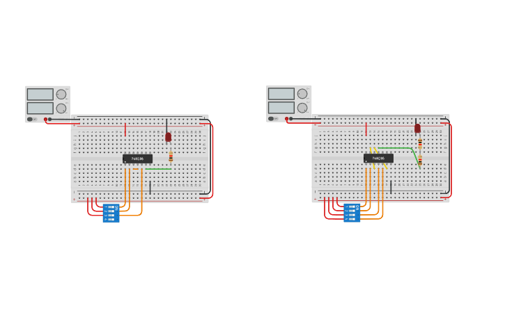 Circuit Design Exp3 Parity Generator And Parity Checker Tinkercad