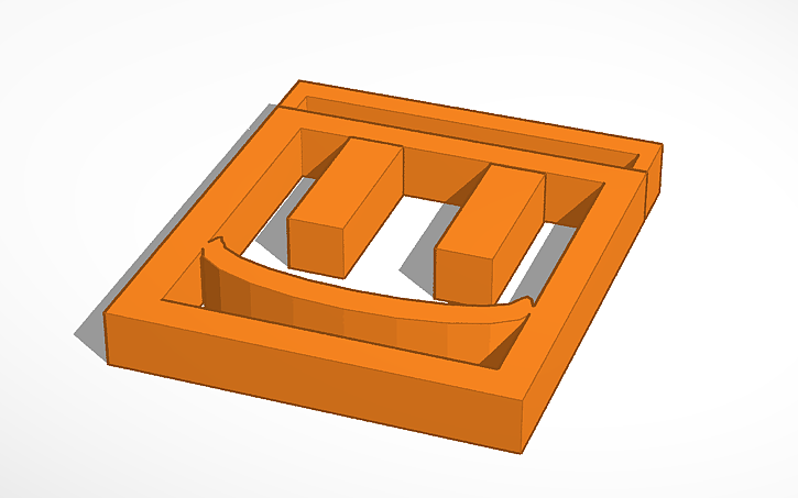 3D design Rec Room Logo - Tinkercad