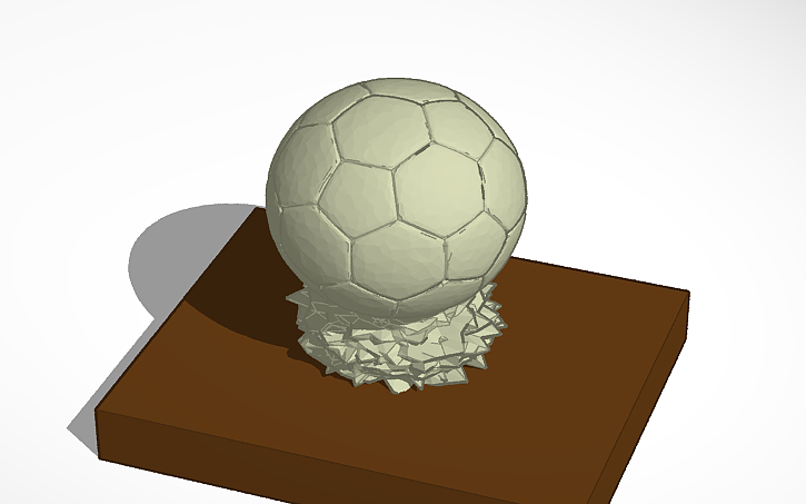 3D design BALON DE ORO - Tinkercad