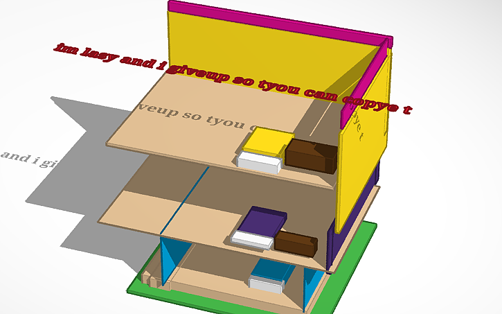 3D design krew mansion!! - Tinkercad