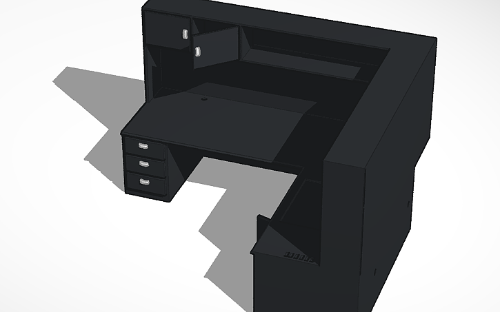 3D design IT/Hobbyist Desk Design | Tinkercad