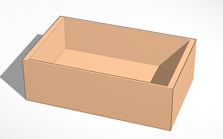 3D design cajita | Tinkercad