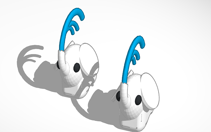 3D design twins !!! Elephant$ | Tinkercad
