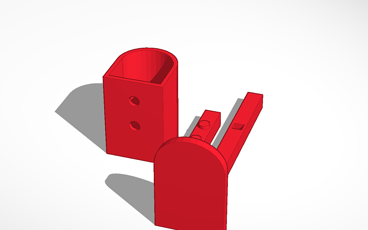 3D design Tiny mailbox - Complete assembly | Tinkercad