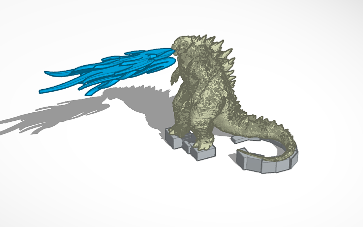 3D design Godzilla - Tinkercad
