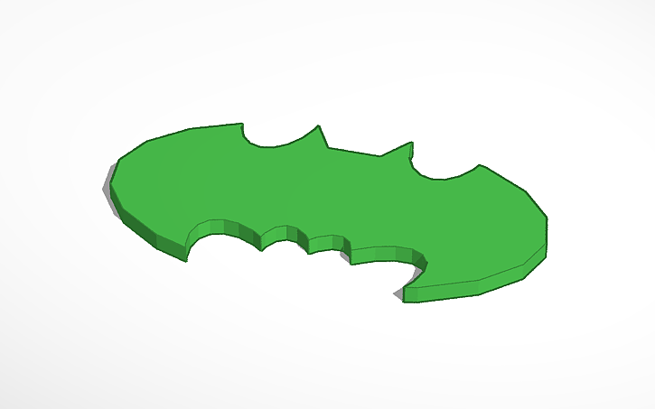 3D design Batman Logo- Landon Neely - Tinkercad