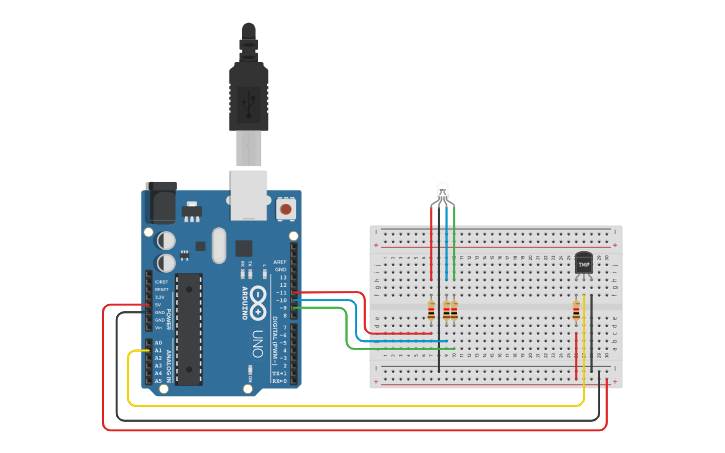Circuit design Laboratory work 11 | Tinkercad