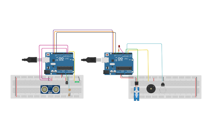 Circuit design Maestro-Esclavo | Tinkercad