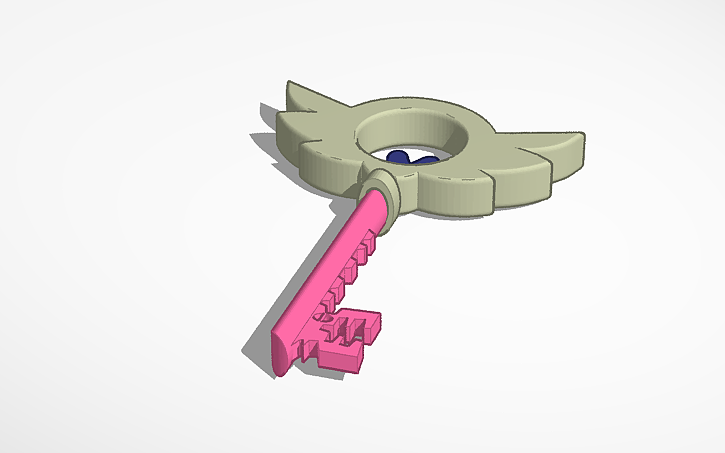 3D design Hazbin hotel key - Tinkercad