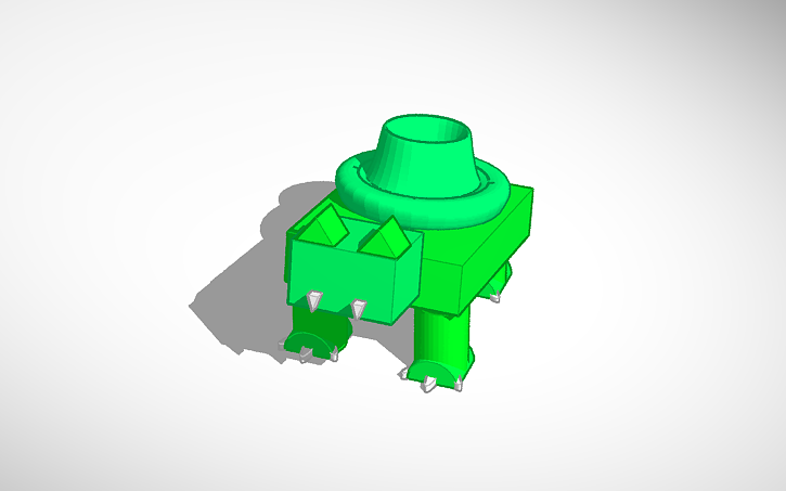 3D design Bulbasaur - Tinkercad