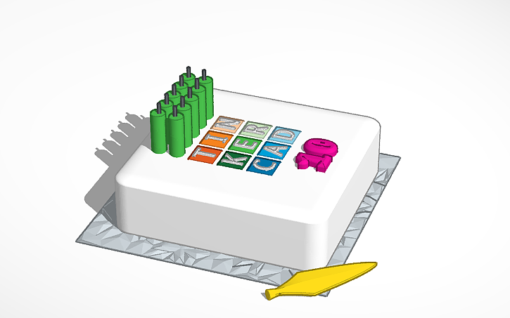 3D design Tinkercad 10 cake! | Tinkercad