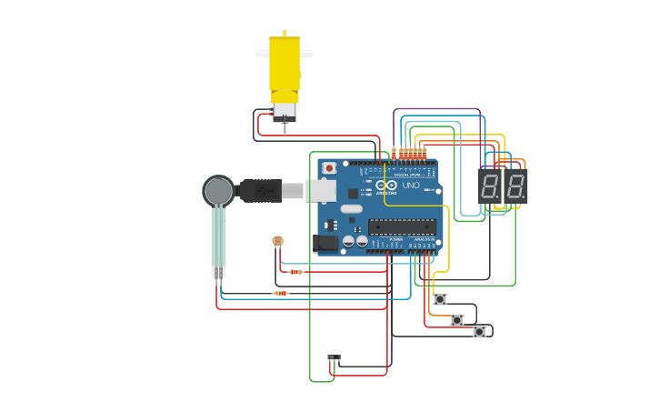 Circuit design parcial parte 3 | Tinkercad