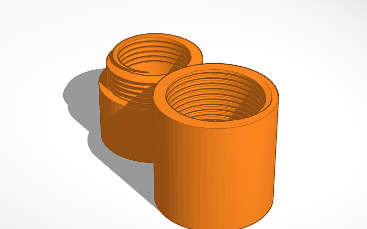 3D design Screw lid pot - Tinkercad