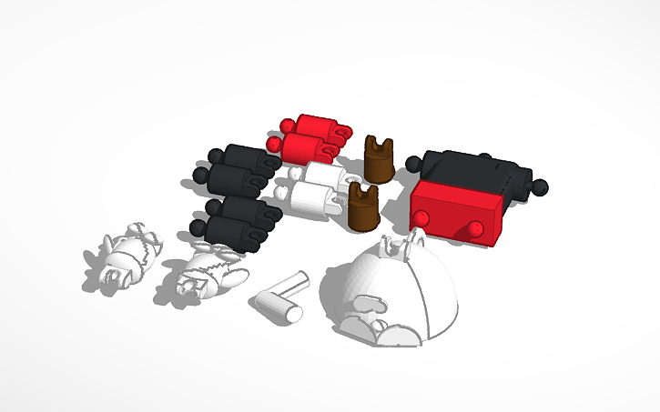 3D design Cuphead Action Figure | Tinkercad