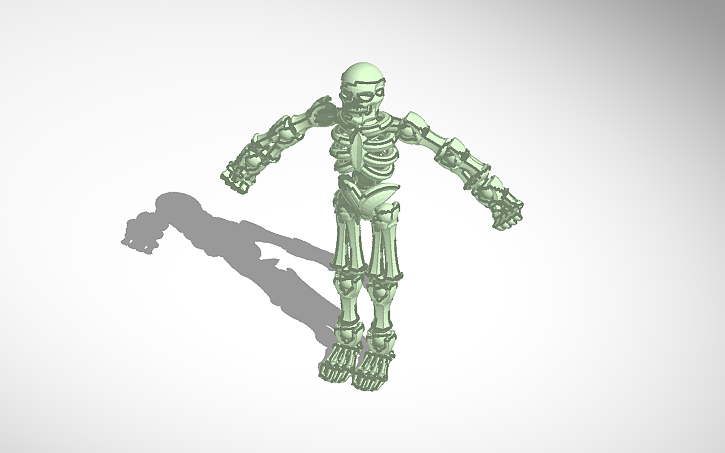 3D design Skeleton - Tinkercad