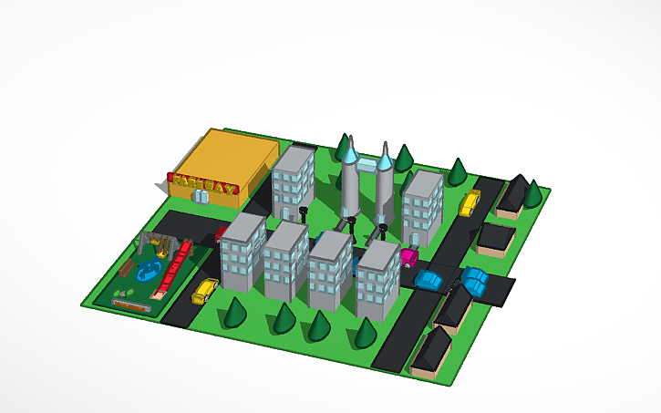 3D design City - Tinkercad