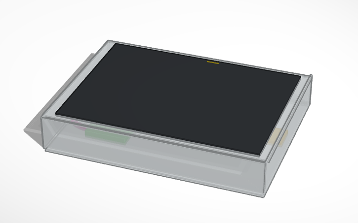 3D design See-Through-Tablet - Tinkercad