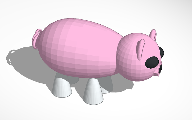 3D design Swanky Pig | Tinkercad