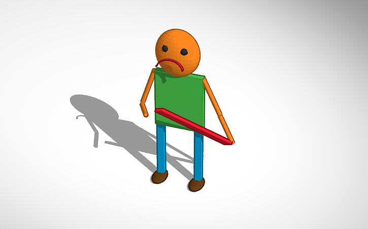 3D design Baldi | Tinkercad