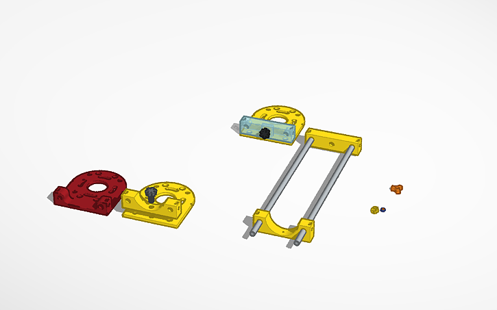 3D design Dewalt Router Circle Jig - Tinkercad