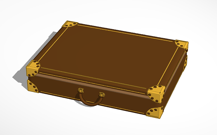 3D design Suitcase - Tinkercad