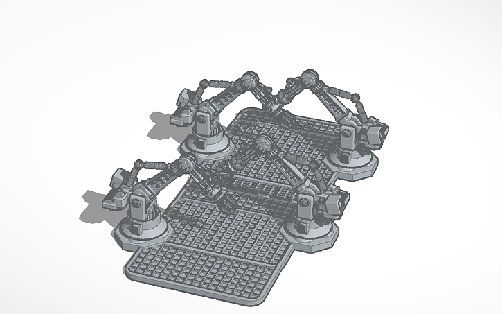 3D design Robotics Arm - Tinkercad
