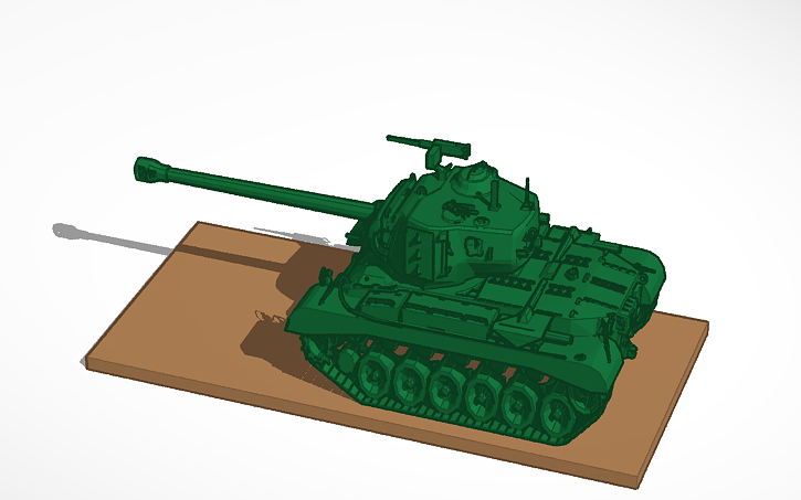 3D design War Tank - Tinkercad