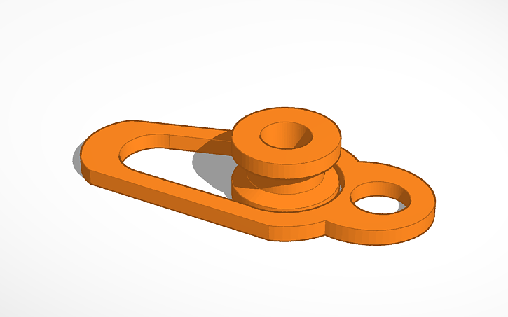 3D design Tarp clip - Tinkercad
