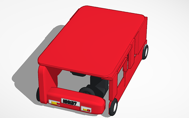 3D design bus - Tinkercad