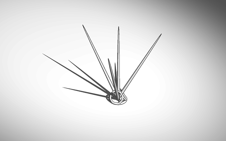 3D design Spike Monument WIP | Tinkercad
