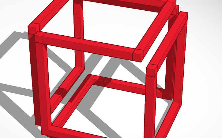 3D design Infinity Cube - Tinkercad