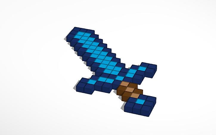 3D design Diamond Sword - Tinkercad