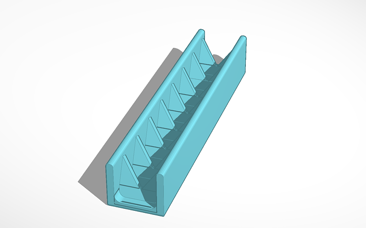 3D design Updated Steeppass/Denil Fish Ladder Complete | Tinkercad