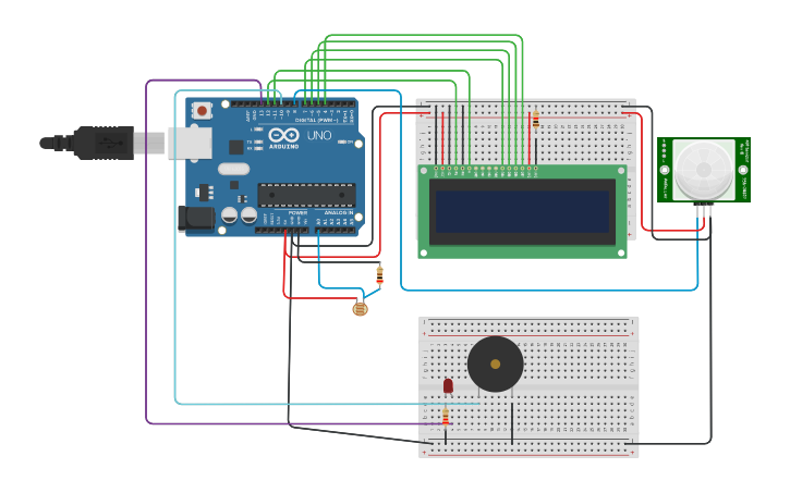Circuit design Mini Project Bil. 2 | Tinkercad