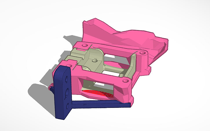 3D design Voron Stealthburner MK8 Back CW2 wBltouch | Tinkercad