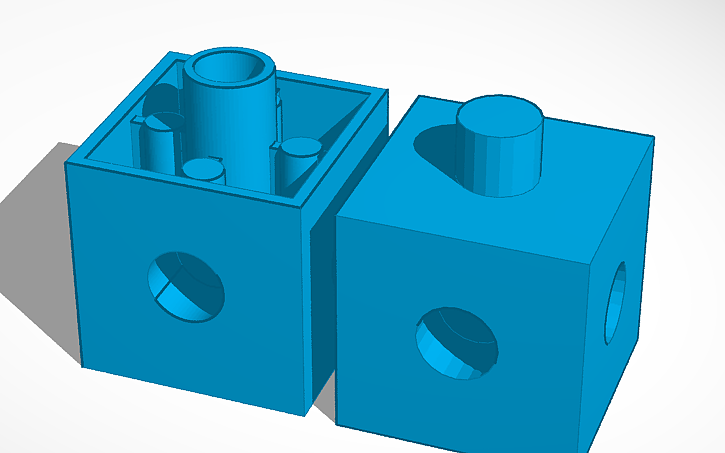 3D design CUBE - Tinkercad