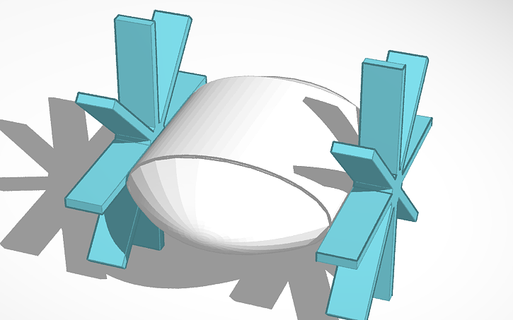 3D design full boat (part 1,2and3 for paddle boat) | Tinkercad