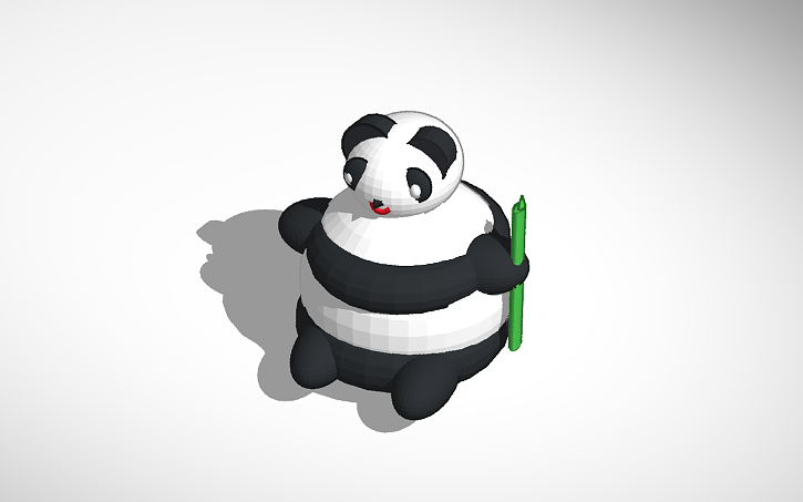3D design panda