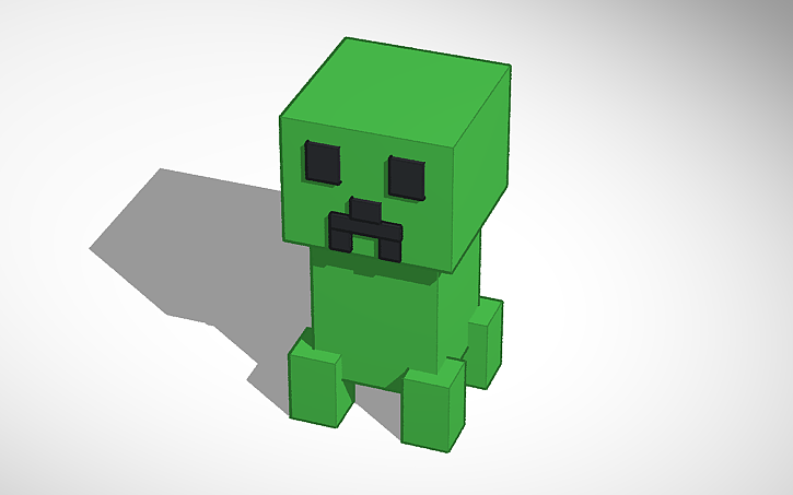 3D design Mine craft Creeper - Tinkercad