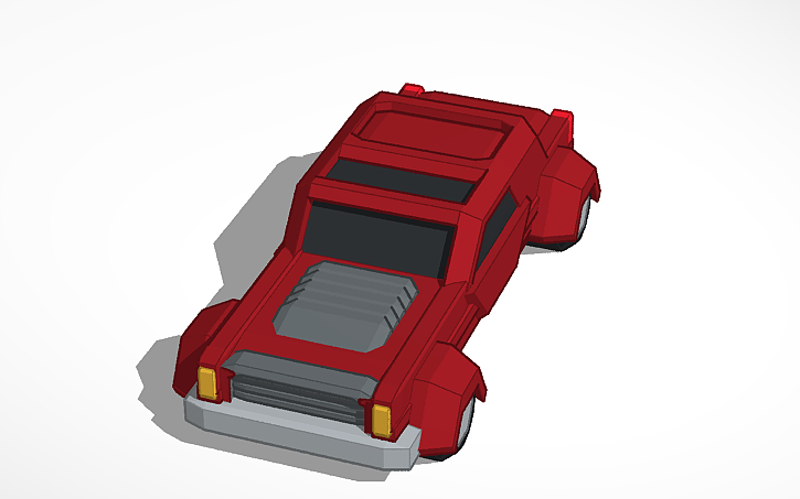 3D design Cyberpunk Car - Tinkercad