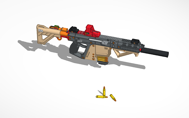3D design big ol gun by connor - Tinkercad